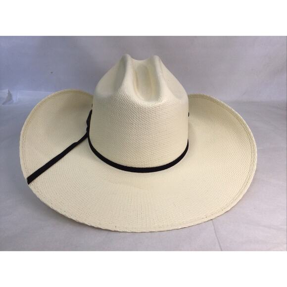 Resistol | Accessories | Resistol Denison 7x Bangora Straw Cowboy Hat ...